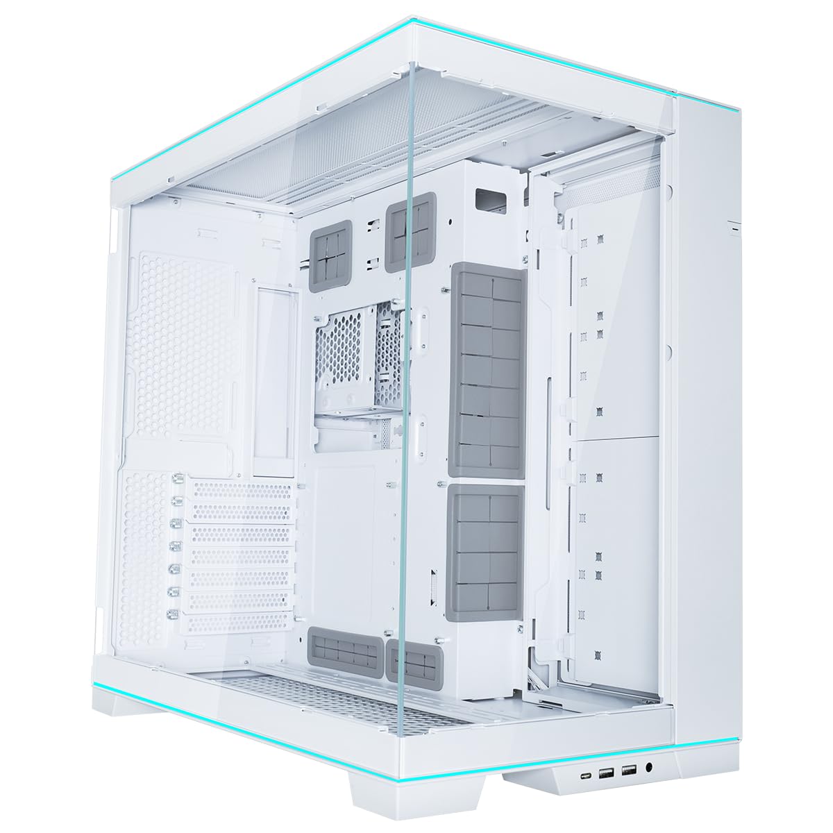 Lian Li O11D EVO RGB E-ATX Gaming Caja de doble cámara - Tiras de ...