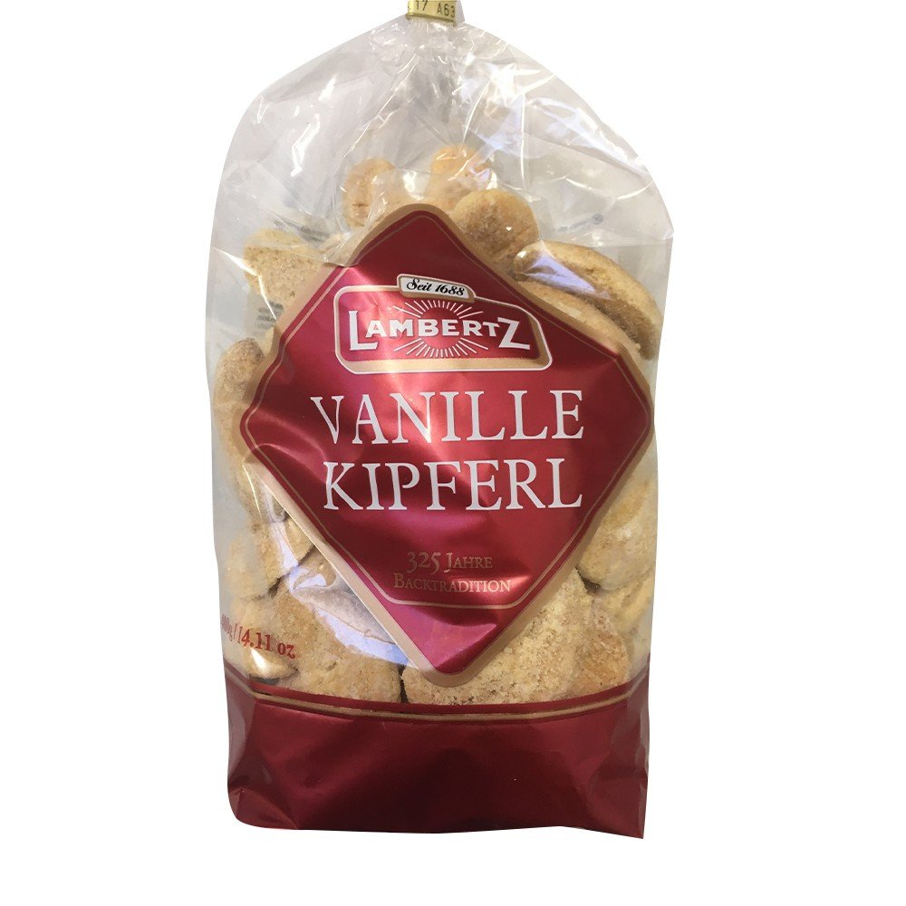 Amazon.com : Lambertz Vanille Kipferl German Holiday Cookie, 14.1 oz ...