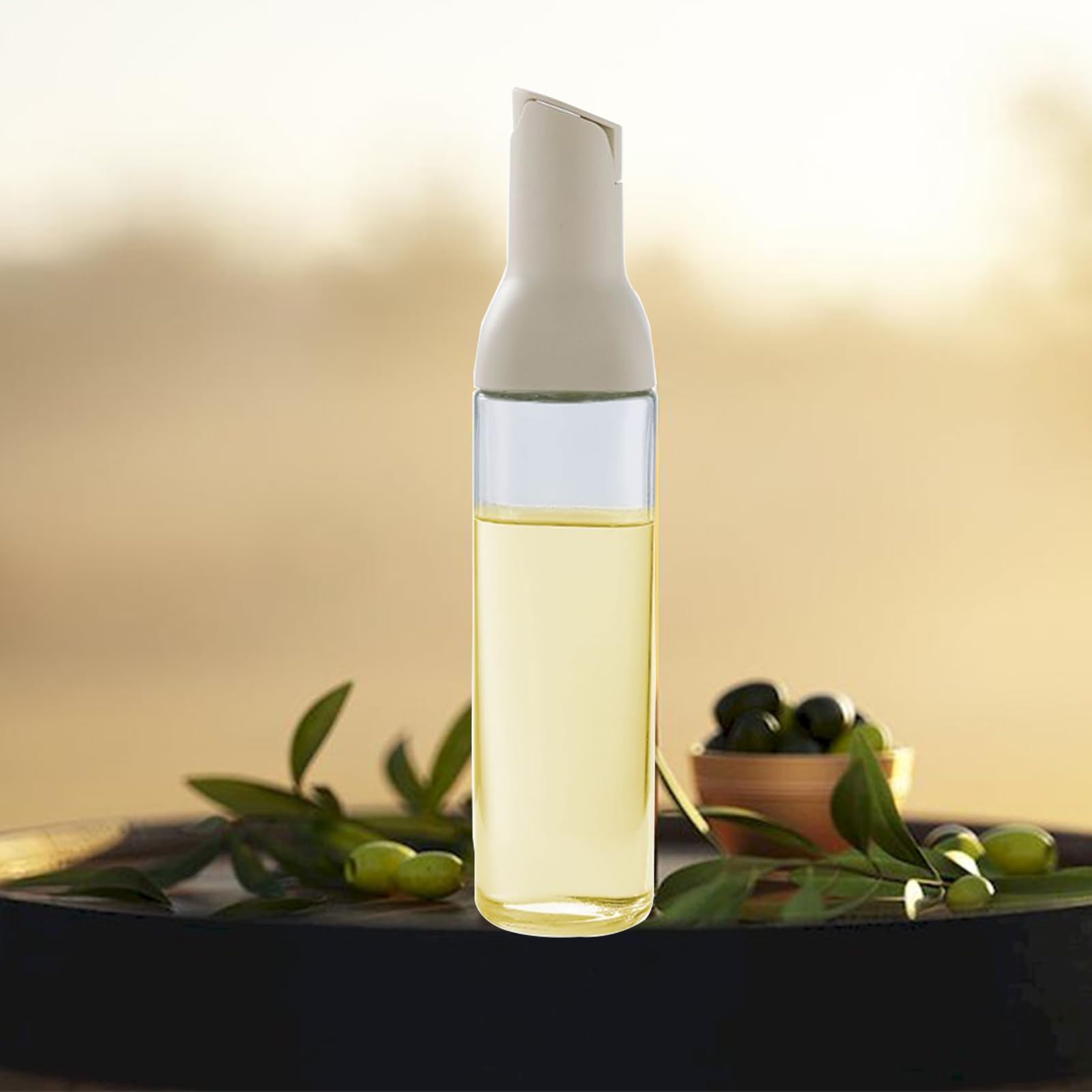 Oil Dispenser 17 Oz For Kitchen Cooking 1 Pack With Labels, Olive Oil ...