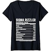 Amazon.com: Sigma Rizzler Nutrition Facts Meme Rizz Internet Memes Gen ...