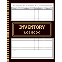 Amazon.com: Inventory Log Book: 8.5x11”, 120 Pages: ., OUTMAZIIRT.: Books