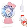 Amazon.com: Portable Personal Small Desk Fan, Mini fans USB Battery ...