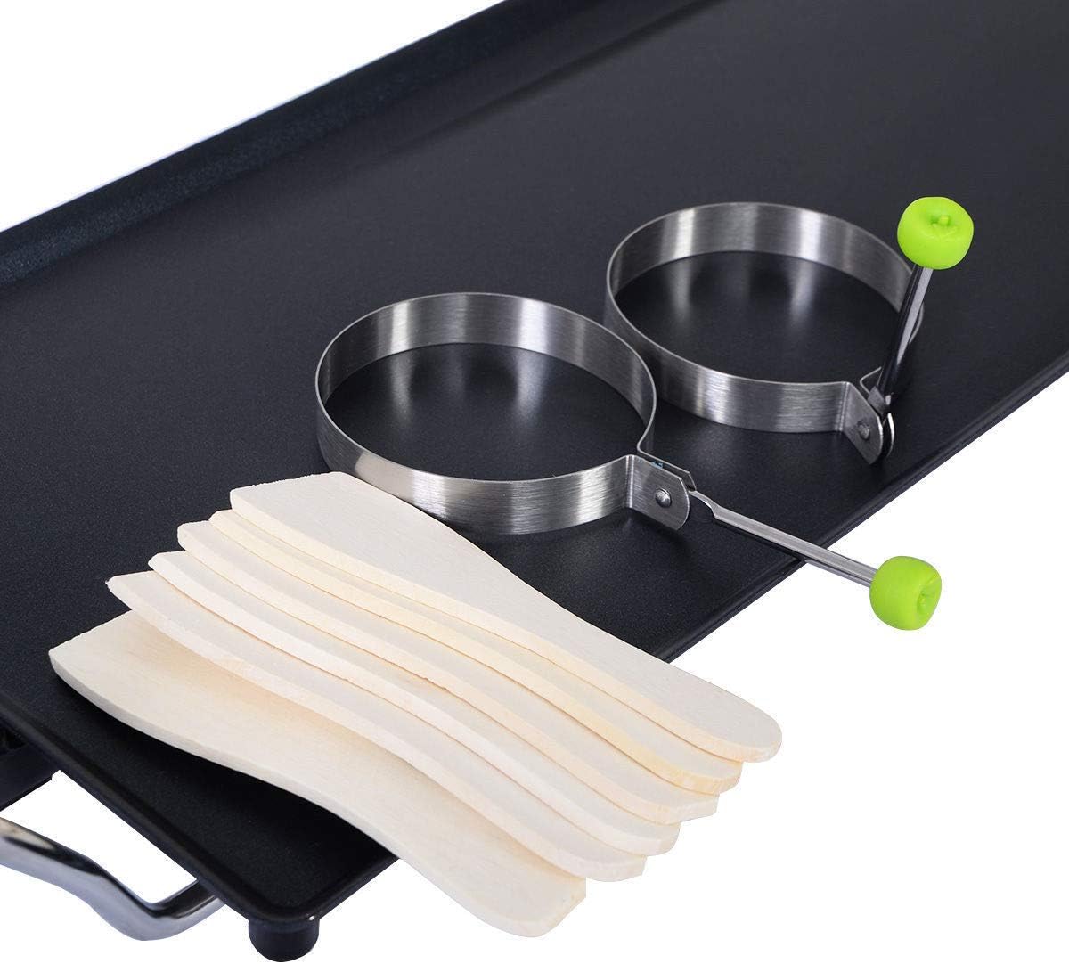 Review RASIKA SHOP Electric Teppanyaki Camping Counter Table ...