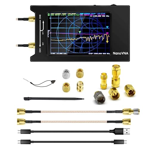AURSINC NanoVNA-H4 Vector Network Analyzer V4.3 10KHz-1.5GHz 4 ...
