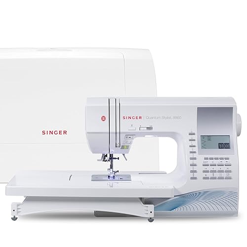 SINGER Quantum Stylist 9960 Computerized Sewing & Quilting Machine with ...