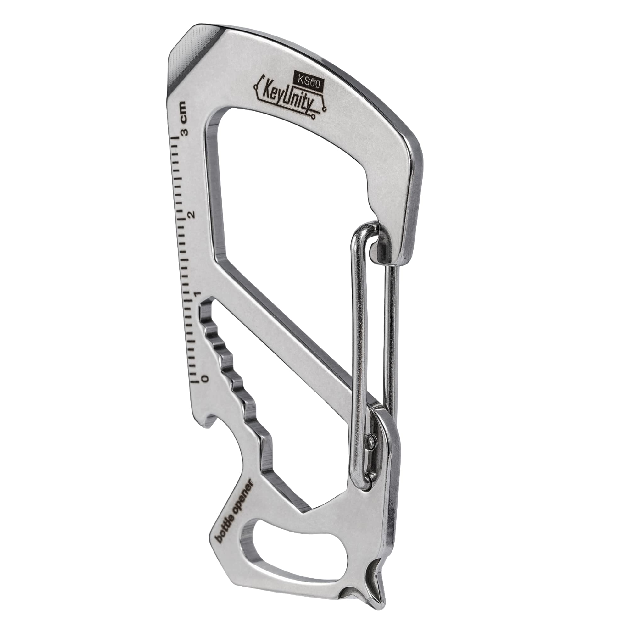 Mua KeyUnity KS00 Carabiner Clip Multitool Stainless Steel 7 Tools in 1 | Quick Release Clasp ...