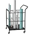 Amazon.com: tonchean Blueprint Holder Rack 12 Slots for Long & Short ...
