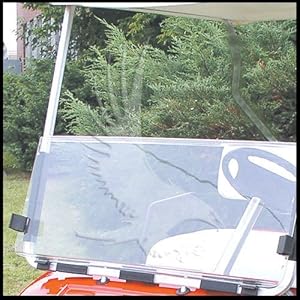Amazon.com : CLEAR Windshield for YAMAHA Golf Cart 1995 thru 2002 (G14 ...