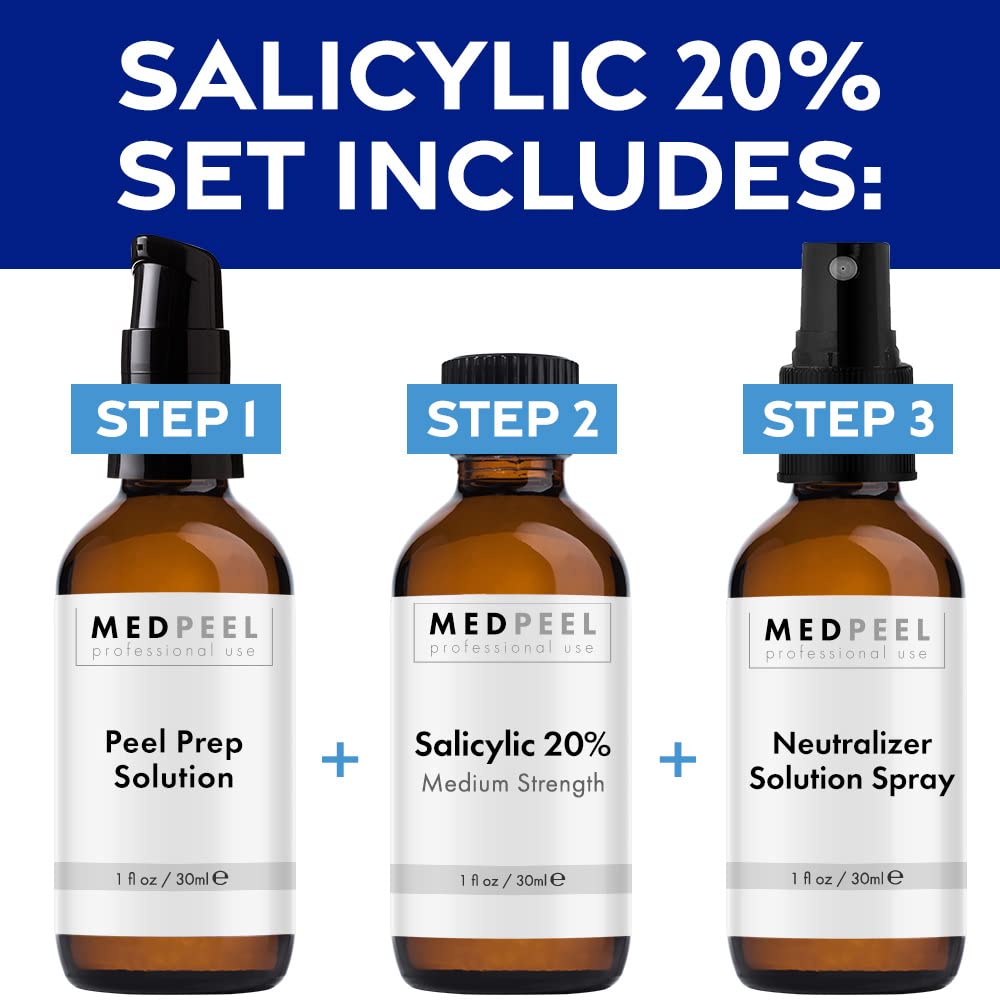 Mua MedPeel Salicylic Acid 20% Essential Peel Kit, Includes Peel, Prep ...
