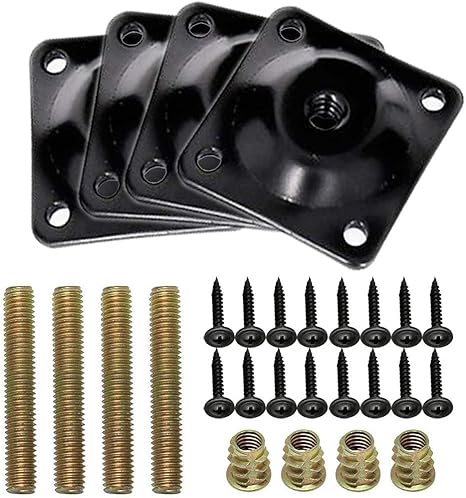 Leg Mounting Plates, Furniture Leg Attachment Plates Sofa Legs with ...