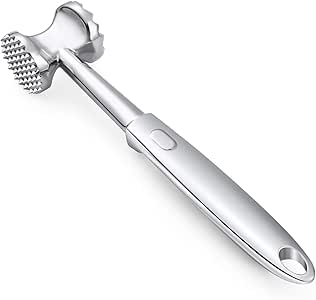 Amazon.com: Meat Tenderizer Hammer– Hand Held Manual Mallet for ...