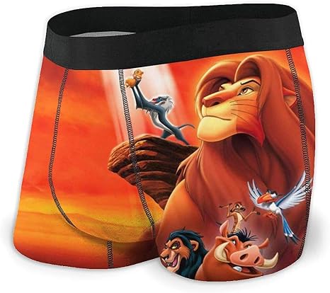 YeeATZ SBLB Simba Lion King Animation Men's Underwear Stretch Boxers ...
