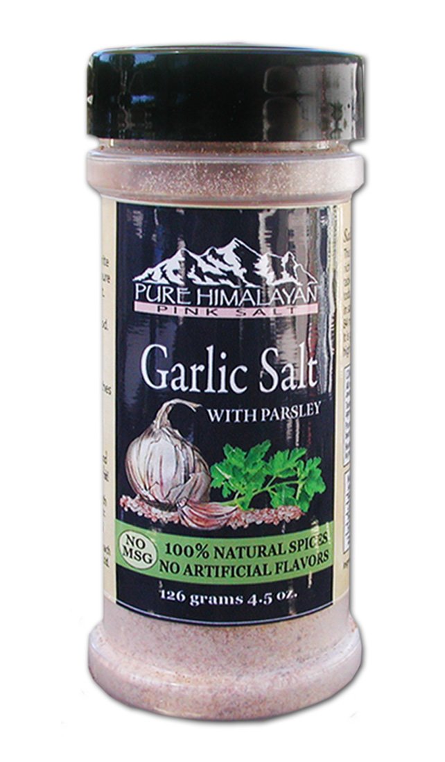 Pure Himalayan- Garlic Salt w/ Parsley: Amazon.com: Grocery & Gourmet Food