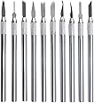 Yasumai 10 Pcs Wax Carving Knife Kit Sculpture Blades Wax Pottery Clay Sculpting Carving ...