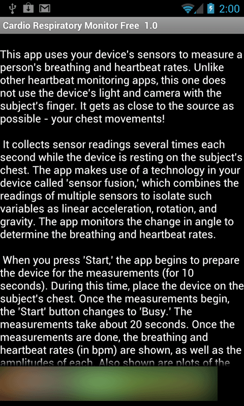 Cardio Respiratory Monitor Free:Amazon.com:Appstore for Android
