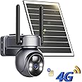 Amazon.com : LIWAN 4G LTE Cellular Solar Security Camera Wireless, Solar Powered, No WiFi ...