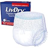 Amazon.com: LivDry Adult XXL Incontinence Underwear, Overnight Comfort ...