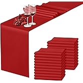Amazon.com: Luxurytex Black Table Runner 10Pcs Satin Table Runner 12 x ...