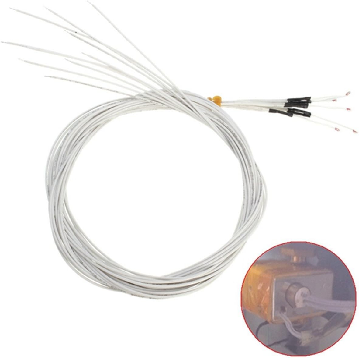 Youmile 10-Pack NTC 3950 100K Thermistor with 1 Meter Wiring and Female ...