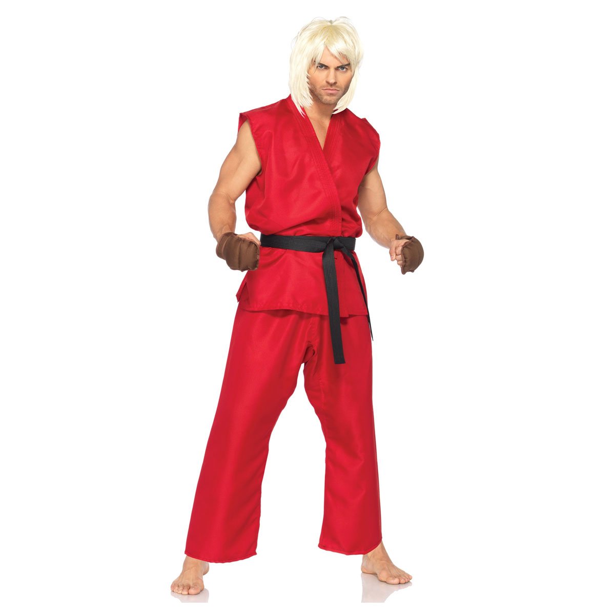 Amazon.com: Street Fighter Ken Adult Costume - Small/Medium: Clothing
