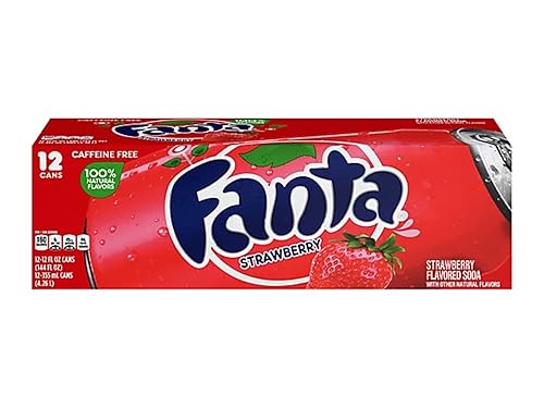Fanta Fruit Flavored Soft Drink - Pineapple, Orange, Strawberry, and ...