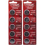 Amazon.com: Loopacell CR2032 3V Lithium Coin Battery (20 Pack) – High ...
