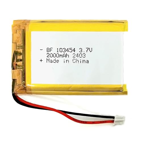 DIDODI 3.7V Lipo Battery 2000mAh 103454 103450 3.7V Lithium Polymer ...