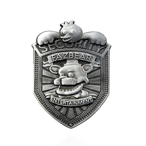 FNAF Security Guard Badge - Freddy Fazbear's Night Guard Pin - FNAF ...