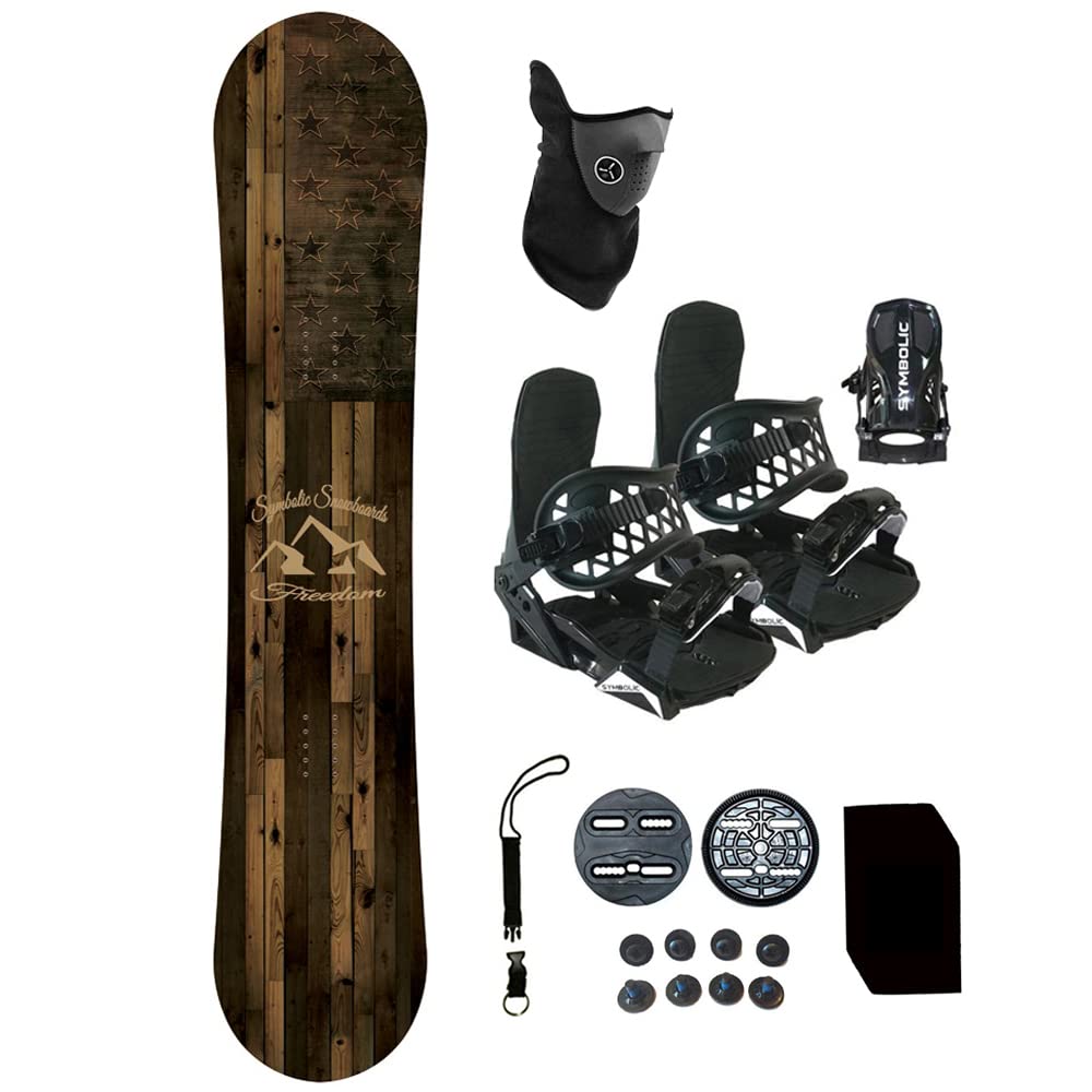 2023 All Mountain Rocker Snowboard Wood Core Hybrid Camber Symbolic ...