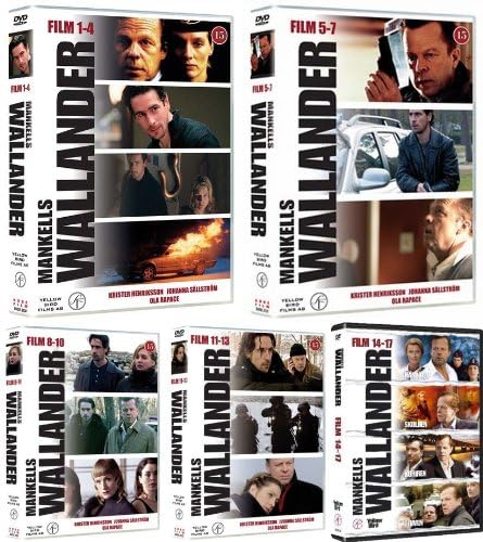 Wallander: Episodes 1-17 17 DVDs in Swedish with English subtitles ...