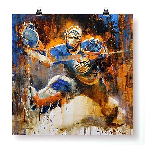 Edmonton Oilers Grant Fuhr Poster Print Unframed - Hockey Wall Art ...