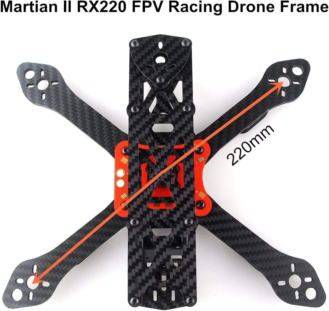 DroneAcc Quadcopter Frame Kit 220 with PDB,Strong and Light Weight X ...