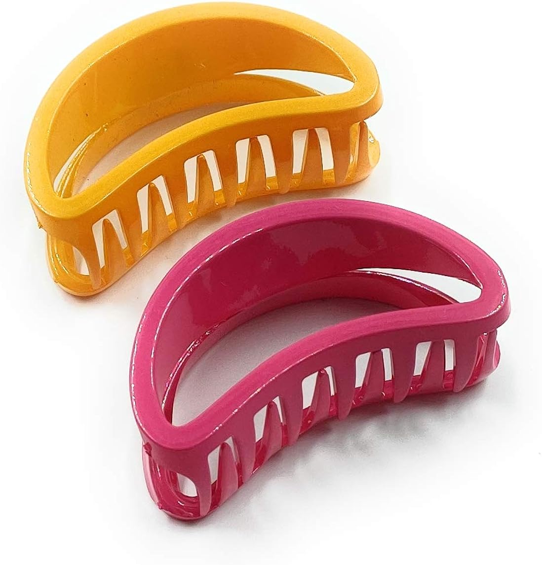 Buy Fairytale Multi-Colour Resin Plastic D Shape Medium Hair Clutcher ...