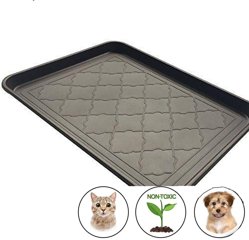 Amazon.com: Easyology Premium Pet Food Tray - Dog Food Mat and Cat Food ...