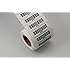 Amazon.com : 1000 Serial Number Barcode Labels 1-1/2" x 1/2" Sequential ...