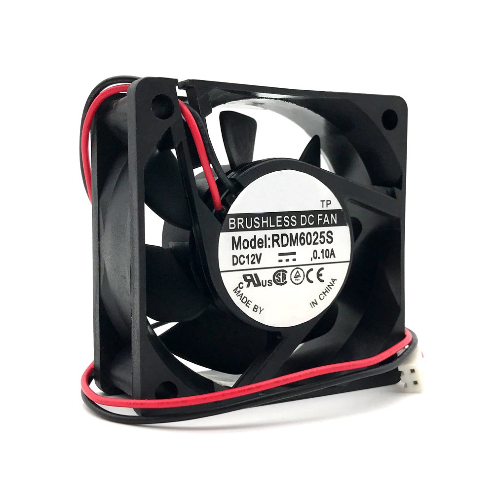 Electronic Cooling Fans RDM6025S 12V 0.10A 6CM 6025 2 wire axial ...