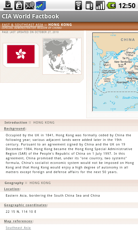 CIA World FactBook:Amazon.com:Appstore for Android