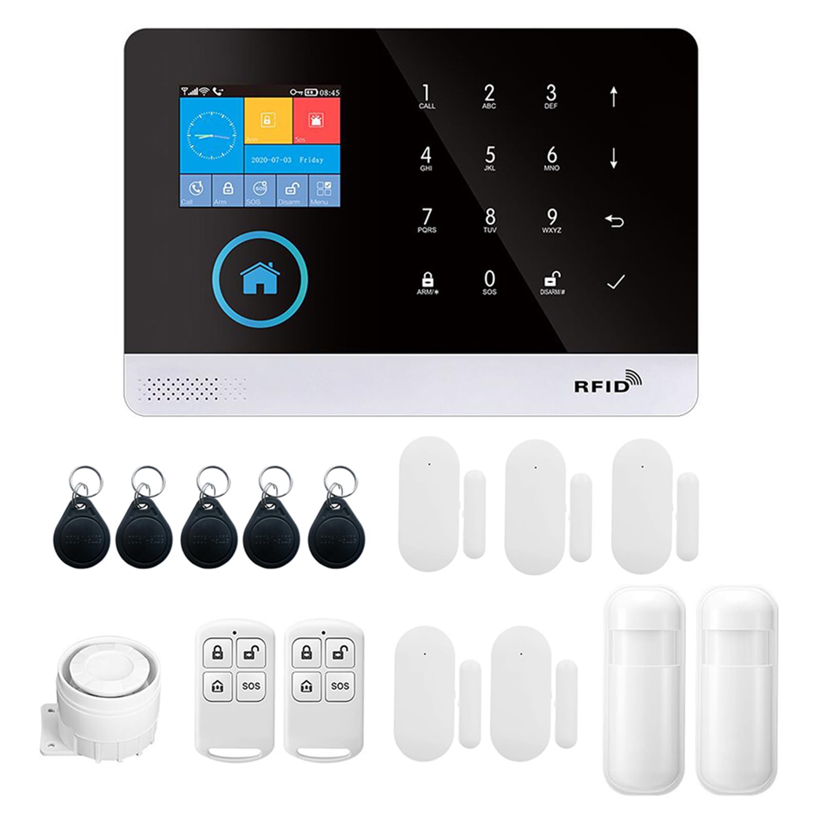 Mua Swokely 433MHz Wireless WIFI + GSM Auto-dial Alarm Security System ...