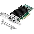 Amazon.com: 10Gb Dual LAN Base-T PCI-e Network Card, Intel X540 ...