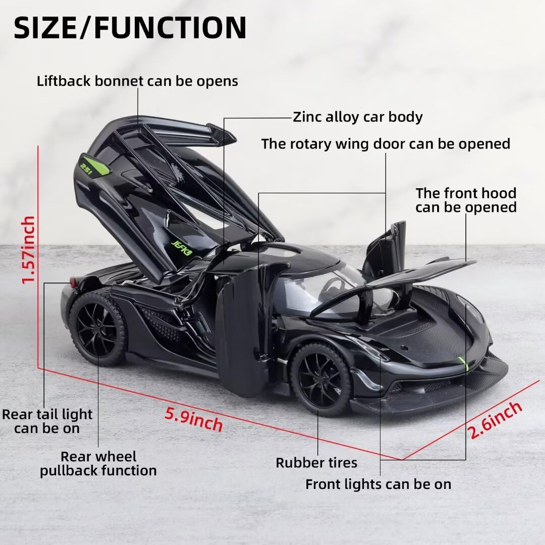 Mua OANMYJJO Toy Cars for Kids 1/32 Jesko Die Cast Metal Toy Cars ...