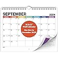 Amazon.com: Dunwell Wall Calendar 2024-2025, (8.5x11, Colorful) Use Now ...