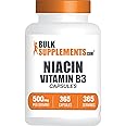 Amazon.com: BulkSupplements.com Niacin Capsules - Niacin Flush, Vitamin ...