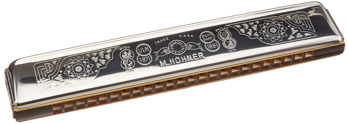 Volksmuziek, wereldmuziek 2509/48 C Hohner Echo Tremolo Harmonica Key of C msm-transport.nl