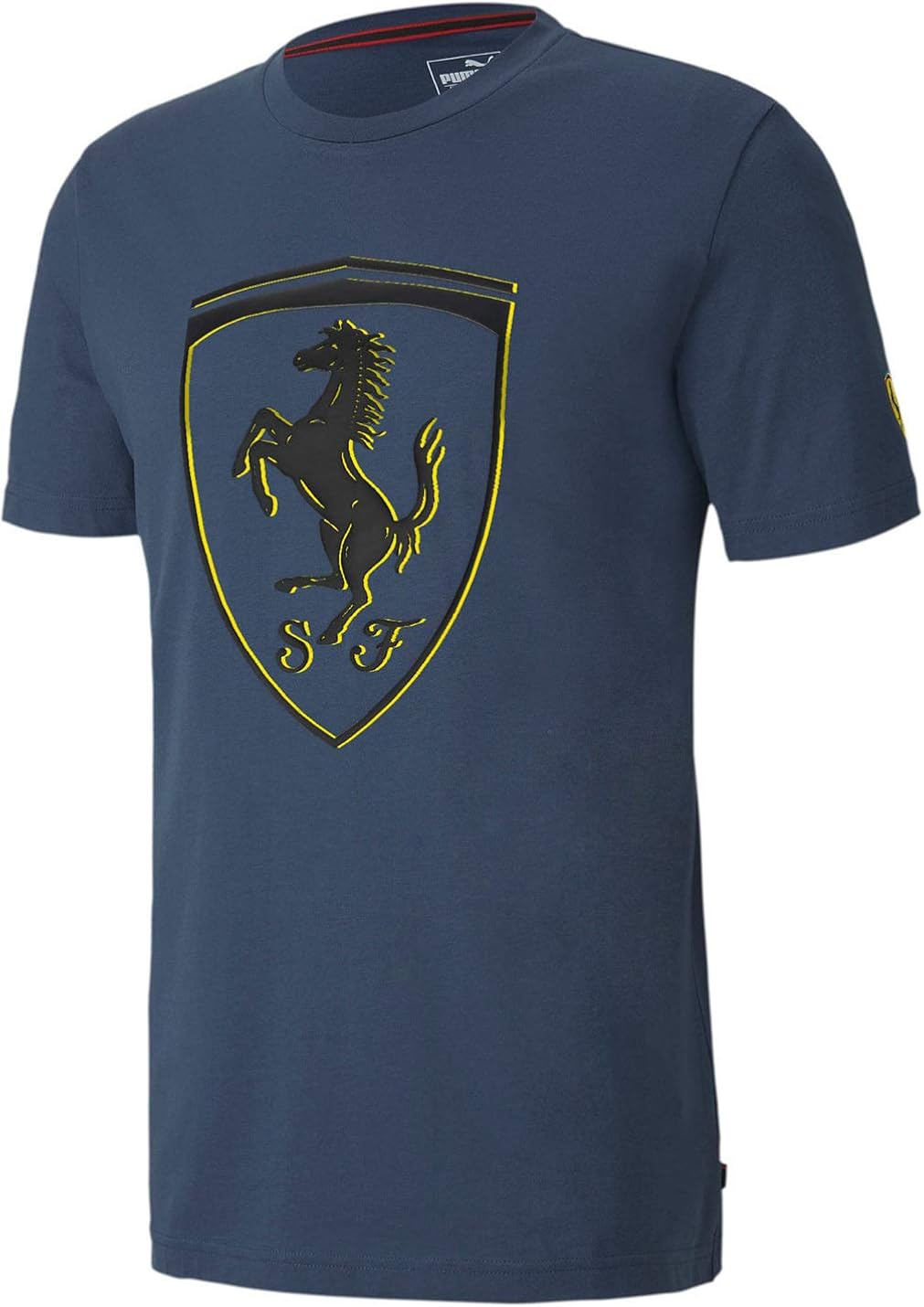 PUMA Scuderia Ferrari Big Shield Tee T-Shirt Homme: Amazon.fr ...