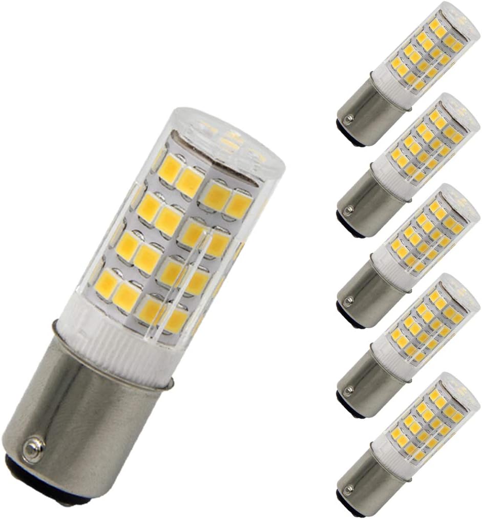 BA15D Double Bayonet LED Light Bulb 4 Watt Warm White 3000K Non ...