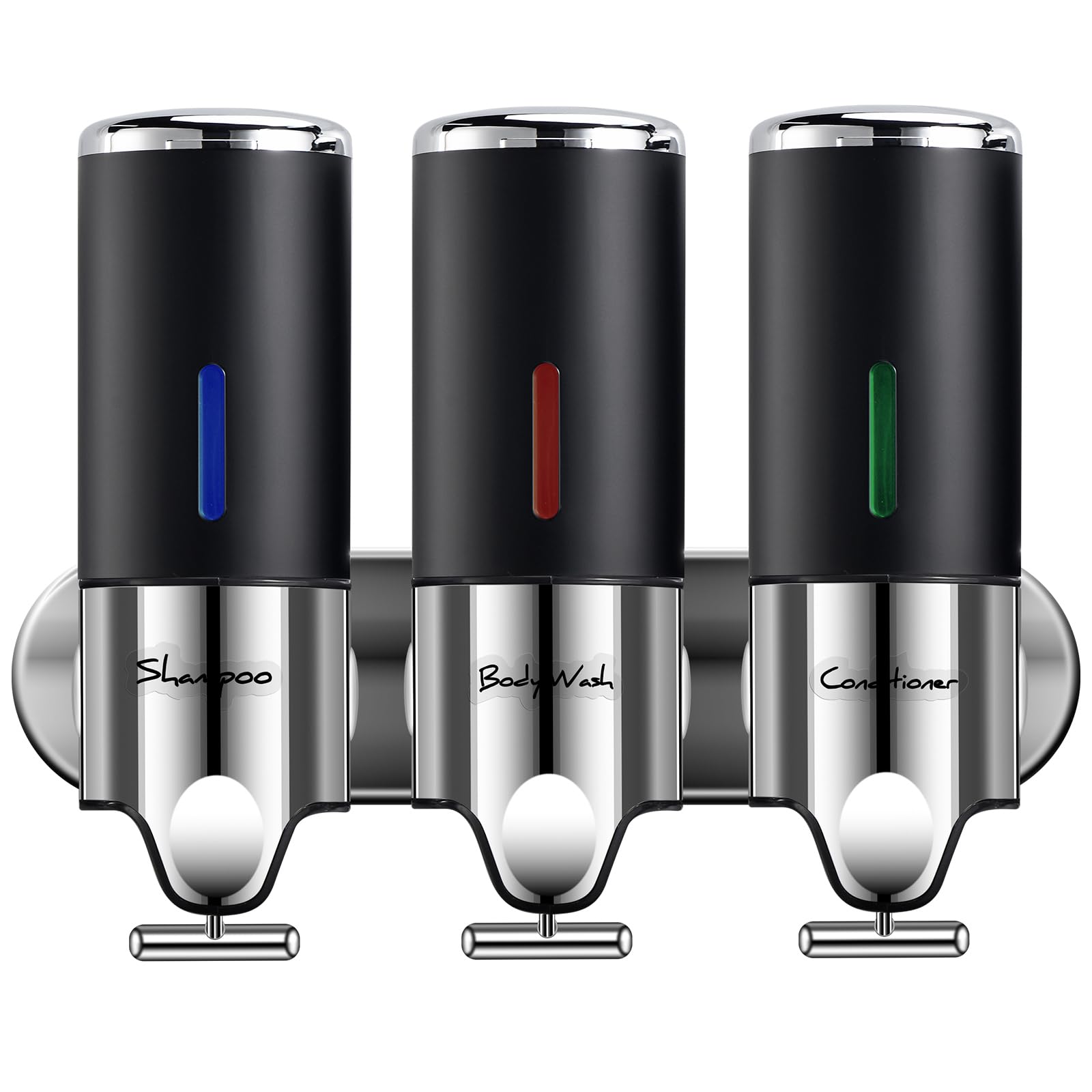 Shampoo Conditioner Body Wash Dispenser, Shower Soap Dispenser 500ml/16 ...