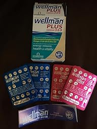 Vitabiotics Wellman Plus Omega 3∙6∙9 - 56 Tablets/Capsules: Amazon.co ...