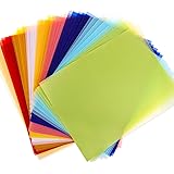 Amazon.com: ATPWONZ 50 Sheets 10 Colors Translucent Vellum Paper, 8.5 ...