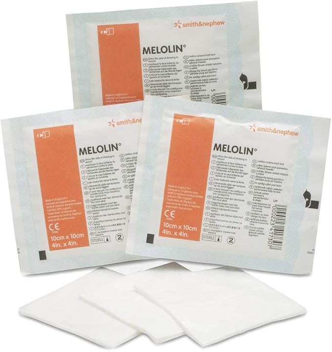 Melolin Sterile Non-Adherent Dressings Mixed Sizes Refill Pack: Amazon ...