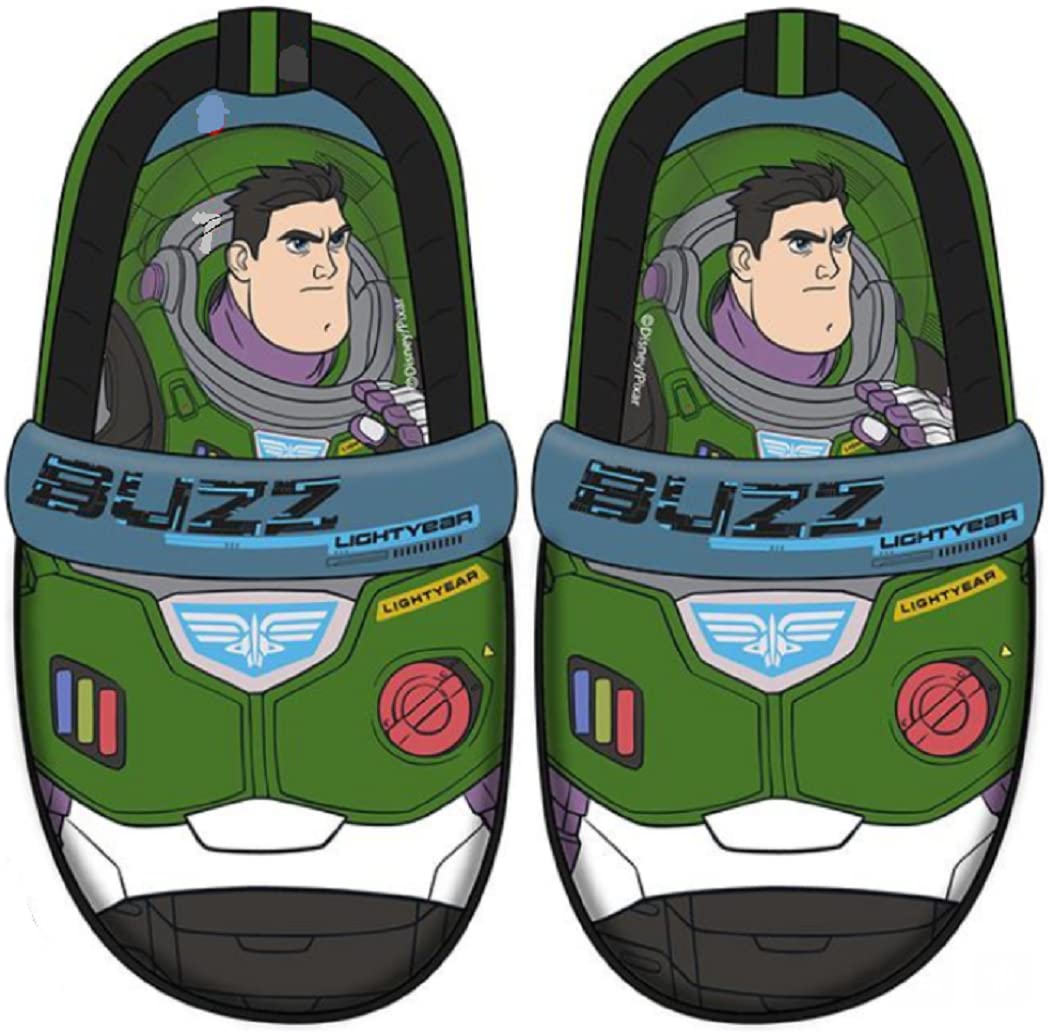 Disney Toy Story Slippers - Buzz Lightyear and Sheriff Woody Fuzzy PJ ...